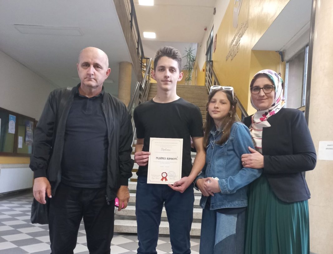 Tuzlanski učenik Muhamed Numanović predstavljat će Bosnu i Hercegovinu ...