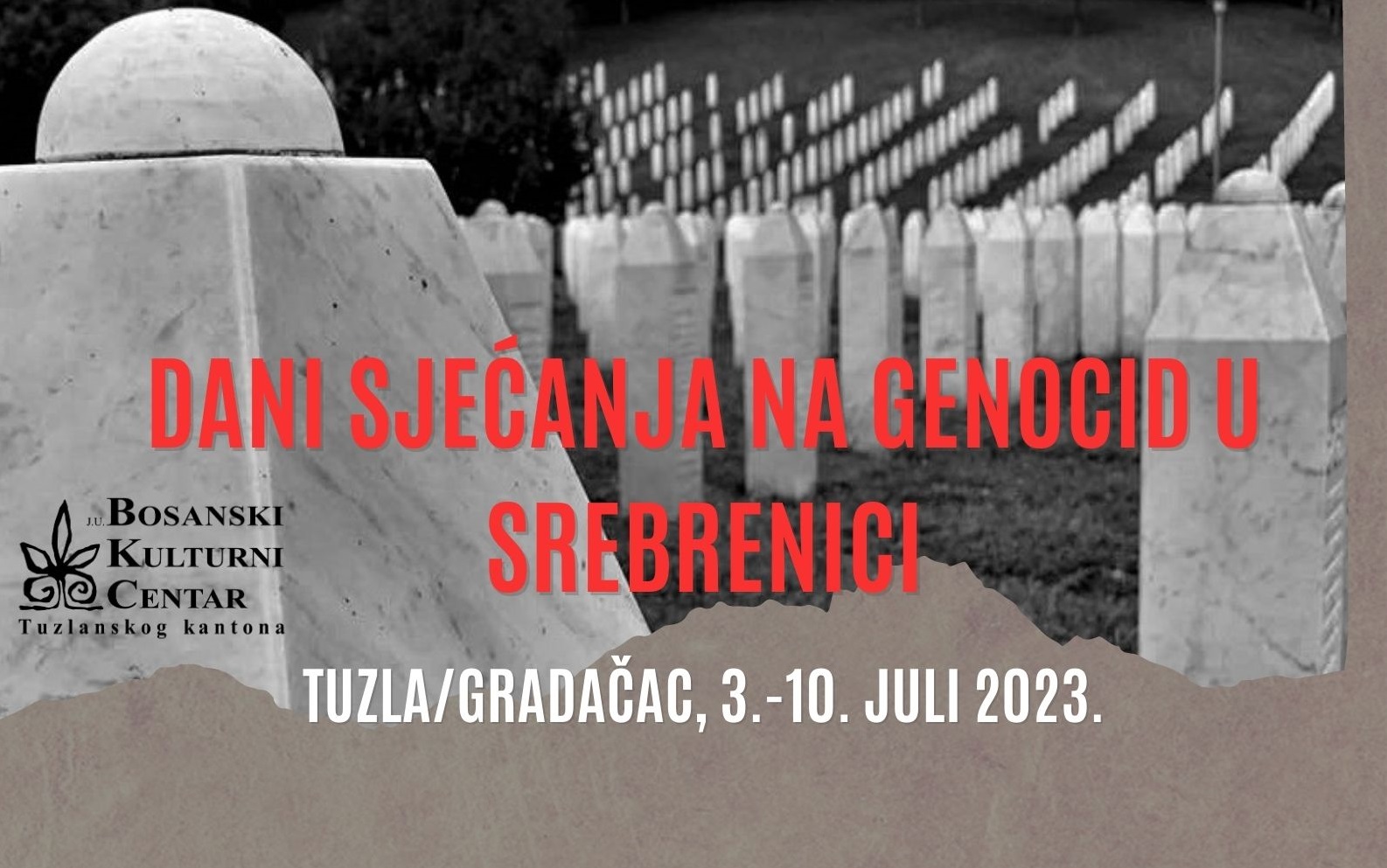 BKC TK: “Dane sjećanja na genocid u Srebrenici” otvara promocija knjige „Spavaj obuven sine ...